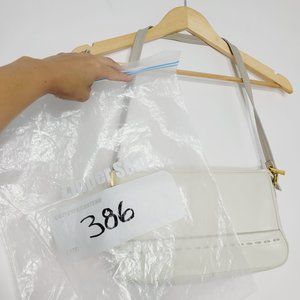 Leco | Bags | Leco White Faux Leather Shoulder Bag Retro Vintage 8s 90s ...